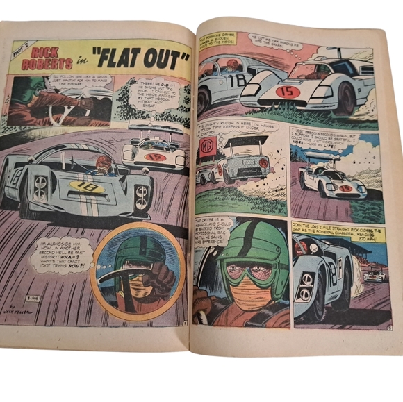 Charlton Comics | Art | Vintage Grand Prix Comic Book Charlton Comics ...